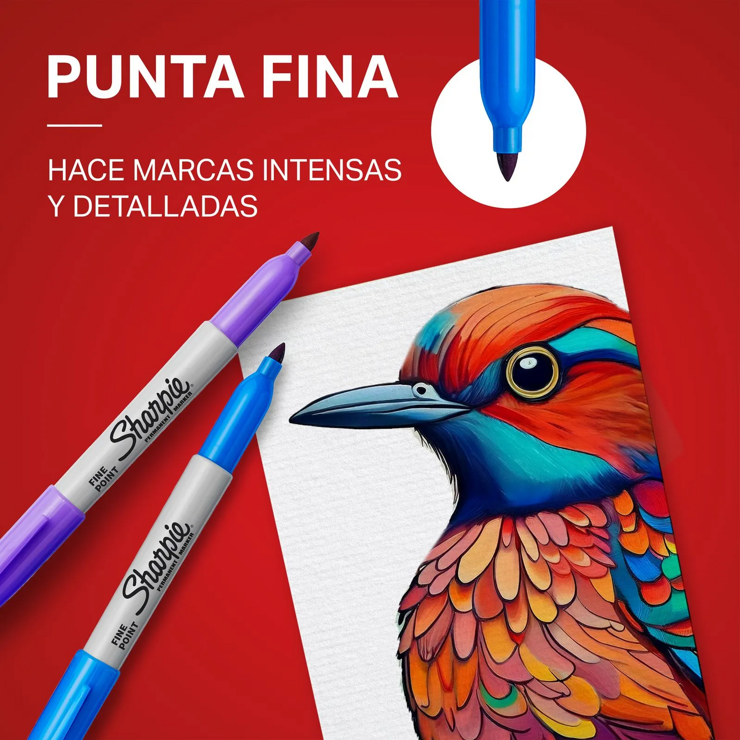 Ruleta Sharpie Espacio Punta Fina 20 Unid Edición Limitada